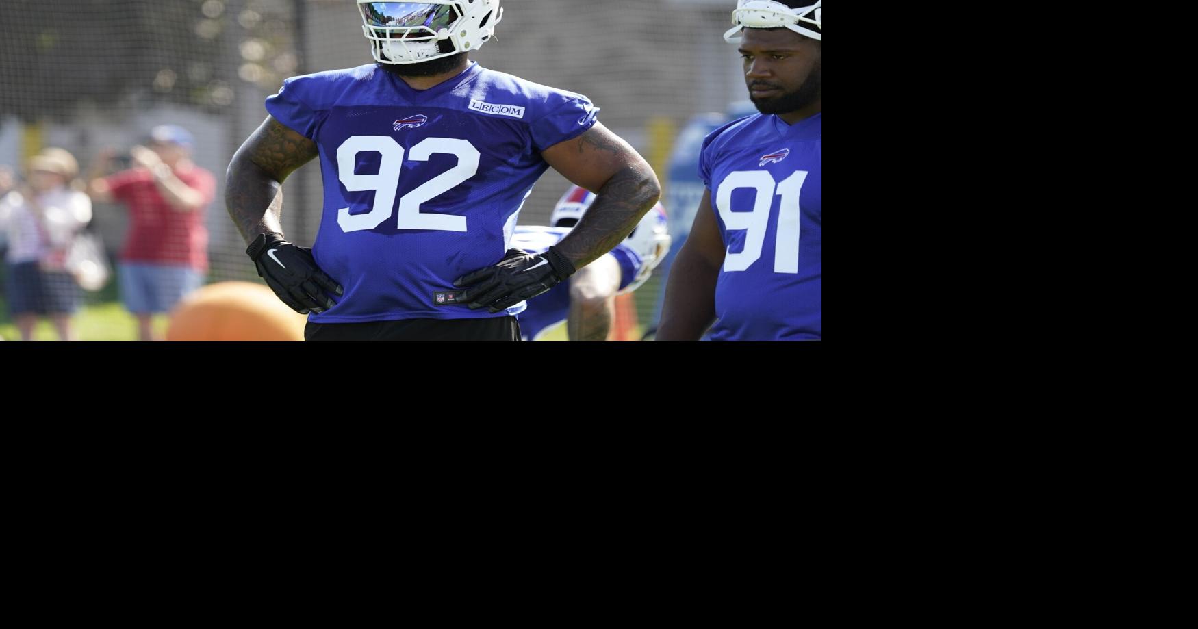 Bills' run defense, Greg Rousseau rise up at training camp