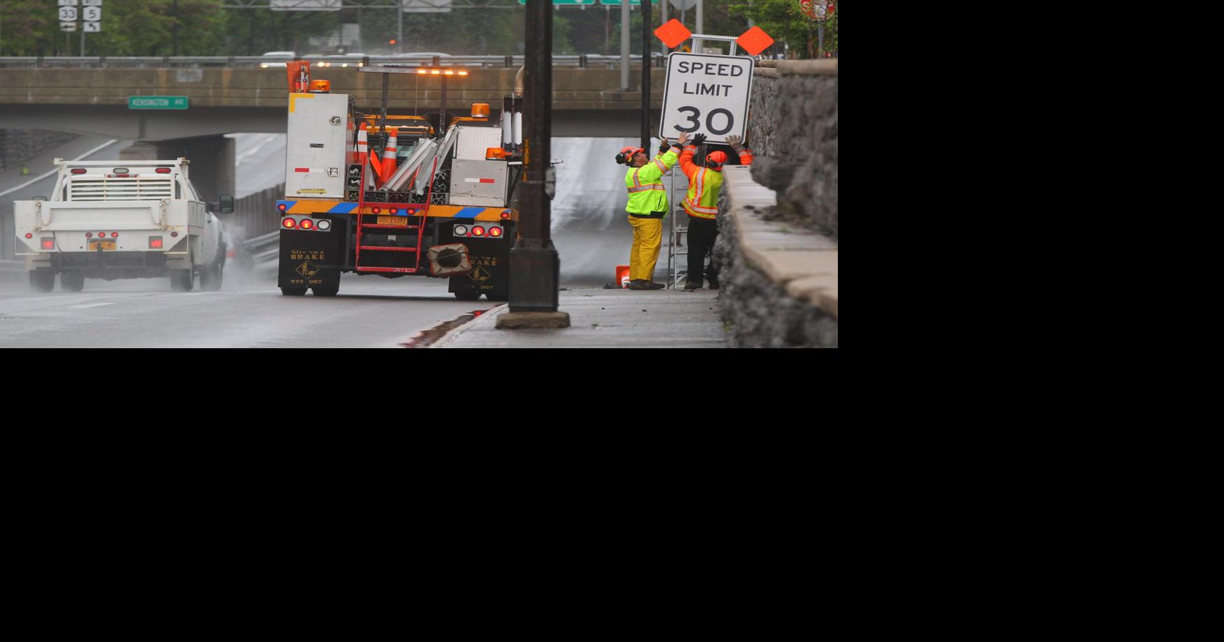 Behind the wheel on the Scajaquada Expressway