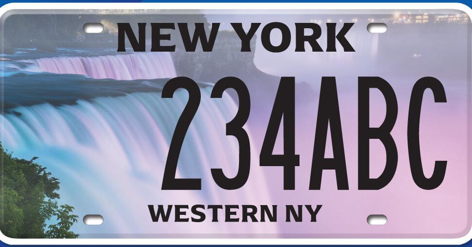 DMV introduces license plates with Buffalo Niagara themes