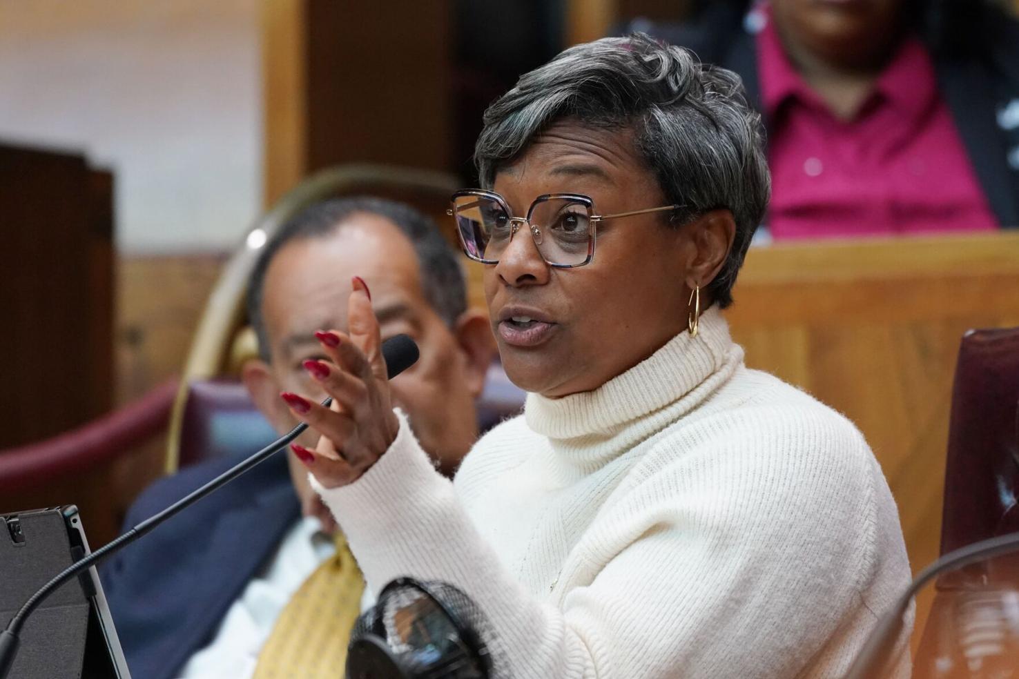 Leah Halton-Pope to replace Crystal Peoples-Stokes on ballot