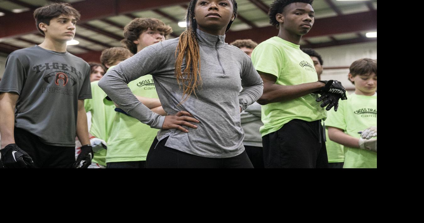 Photos: Antoinette 'Toni' Harris coaches at annual football camp in Elma