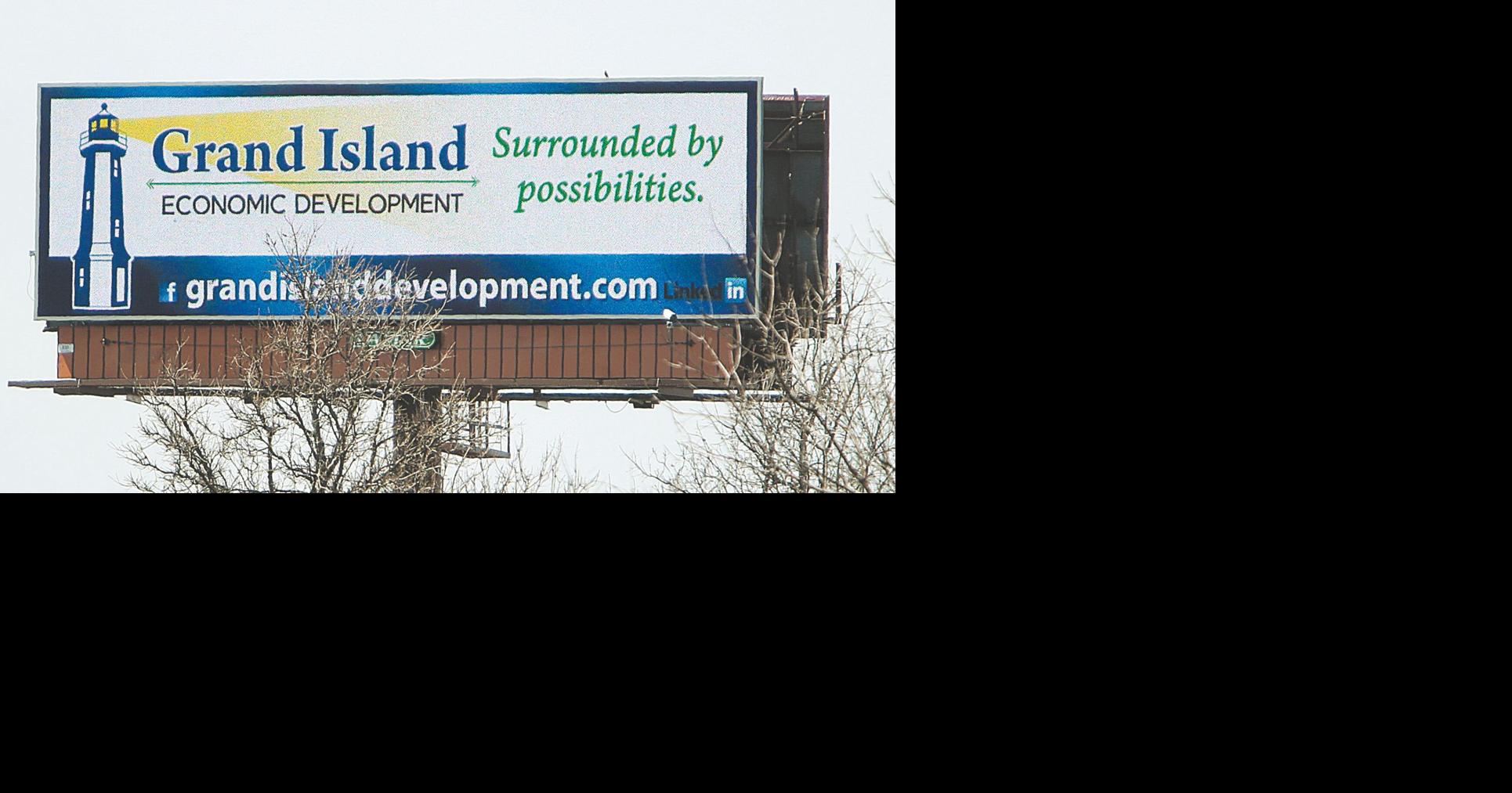 Grand Island billboard is sign of the economic times