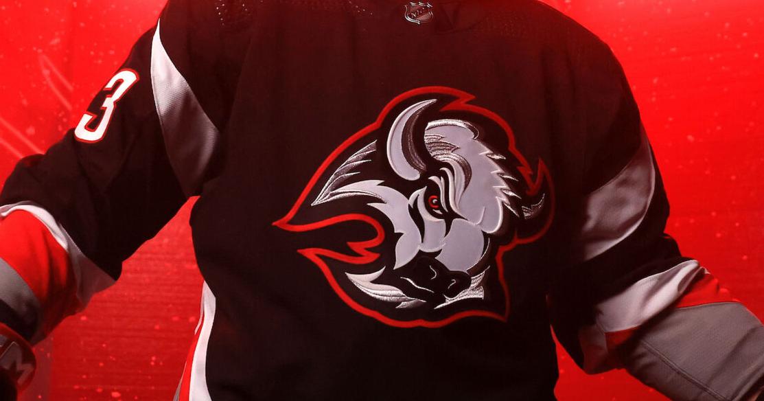 Sabres unveil revamped red-and-black Goathead jersey