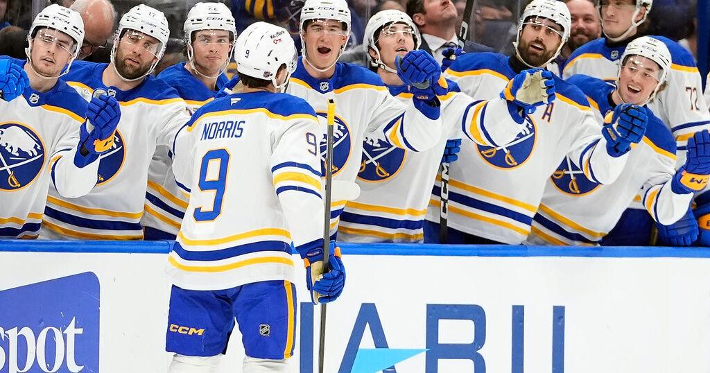 Sabres send big statement with quick strikes vs. Lightning