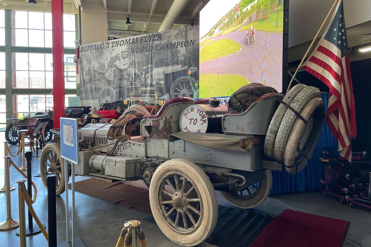 World-famous 1907 Thomas Flyer automobile returns to Buffalo