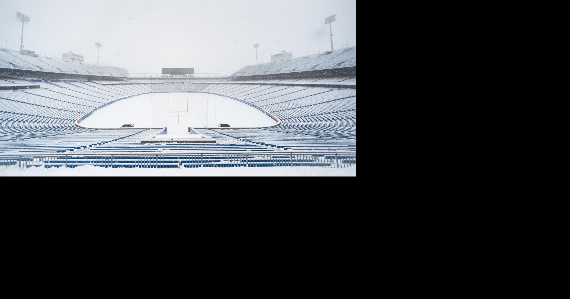 Buffalo Bills fans vie for Highmark Stadium urinal troughs