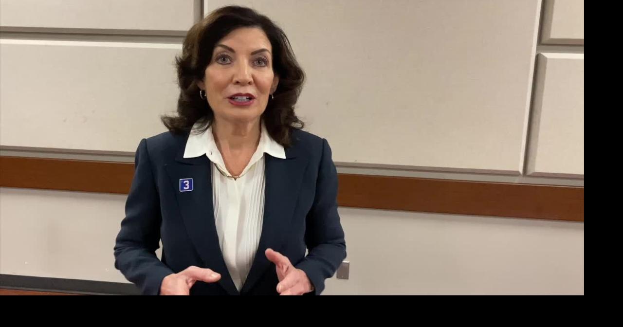 Gov. Kathy Hochul talks about her conversation with Buffalo Bills ...