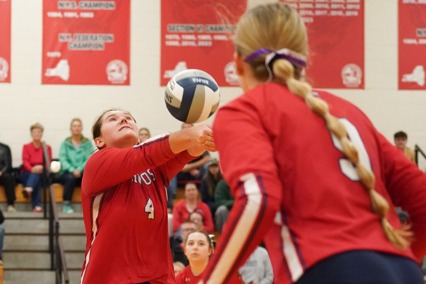 Photos: Pioneer girls volleyball beats Iroquois, 3-0
