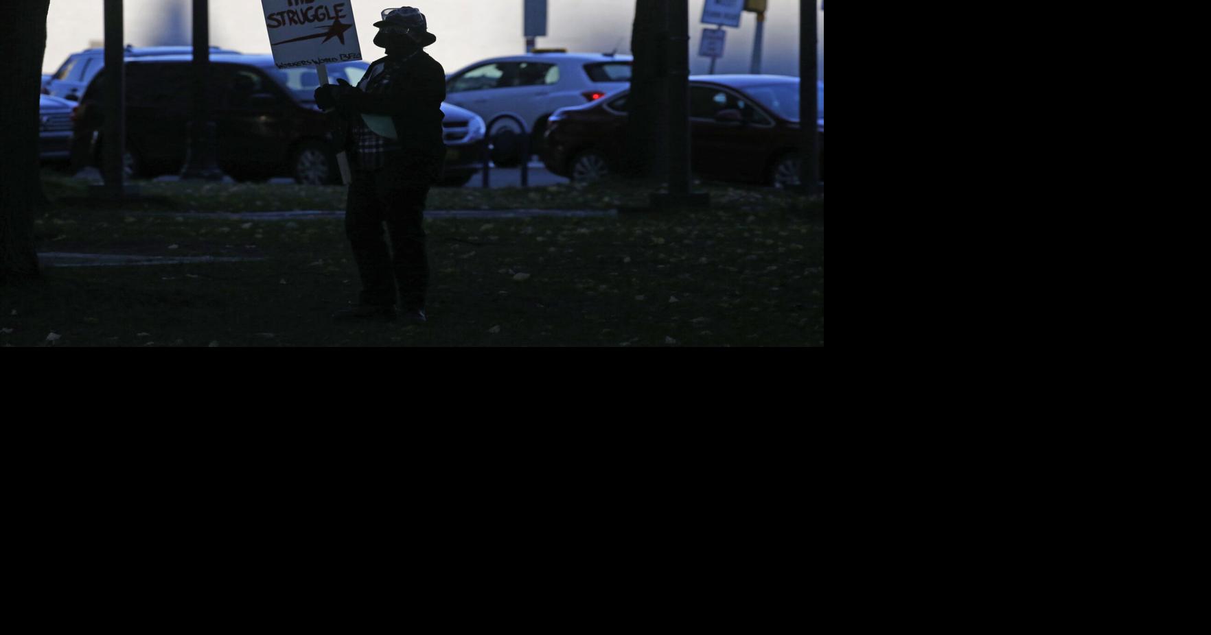 Demonstration in Buffalo: 'Who ever wins, we still lose'