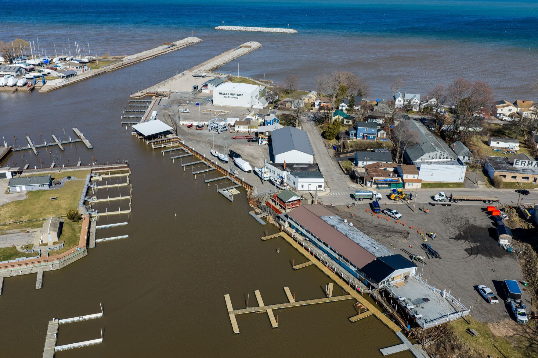 Broken pipe continues to leak raw sewage in Olcott, NY