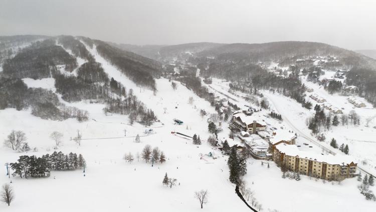 Photos: Fresh snow covers the slopes at Holiday Valley Ski Resort