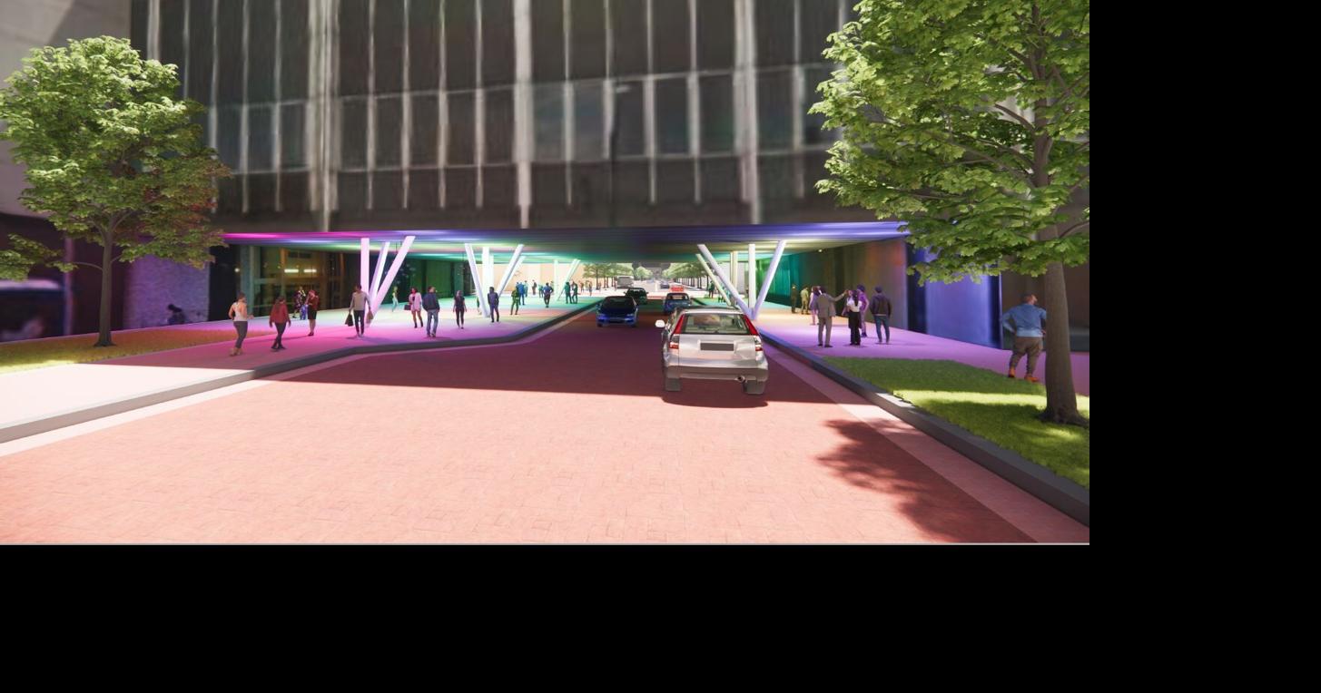 New lighting system to brighten up library underpass in downtown Buffalo
