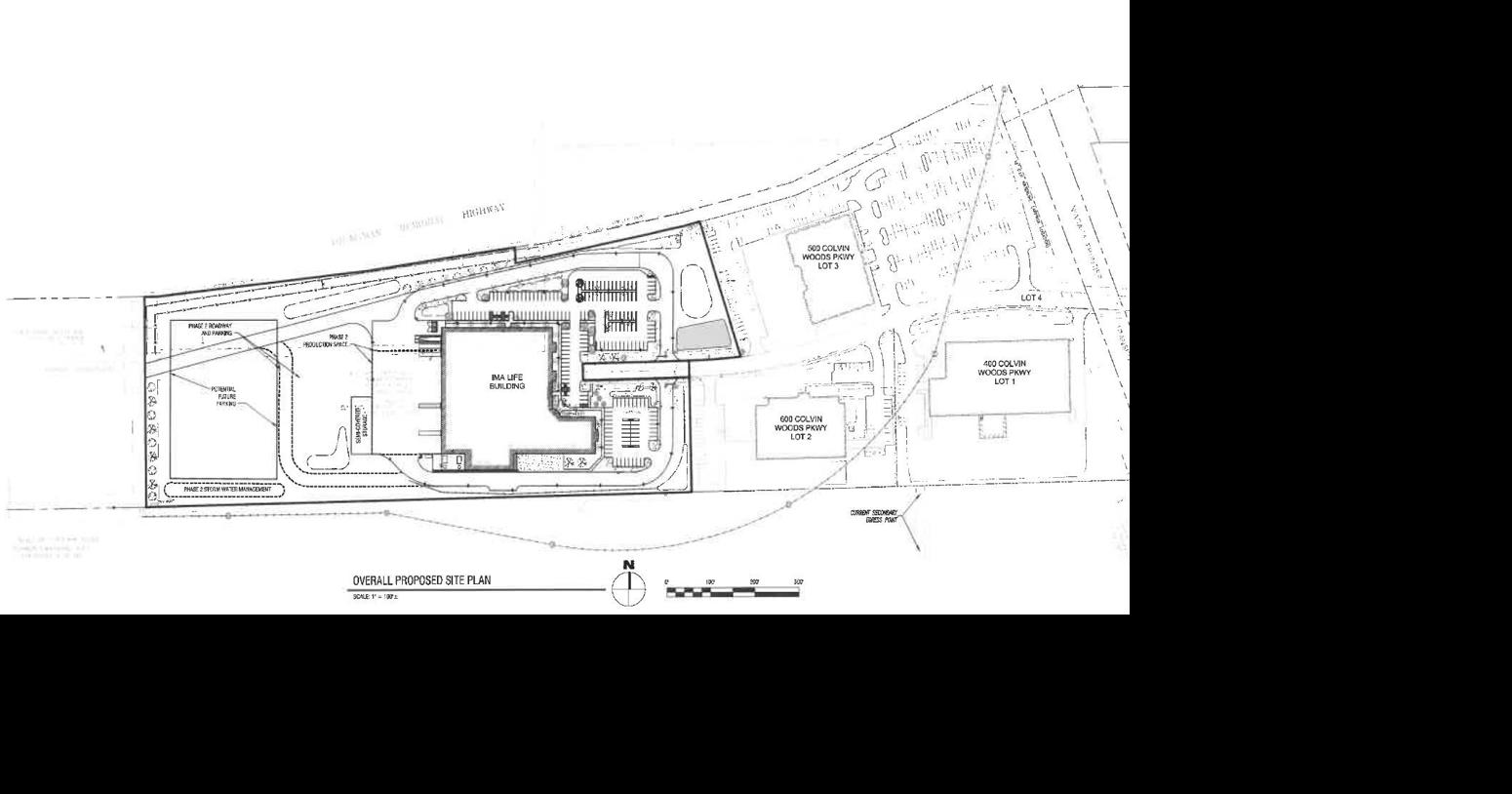 IMA Life-Colvin Woods overall site plan