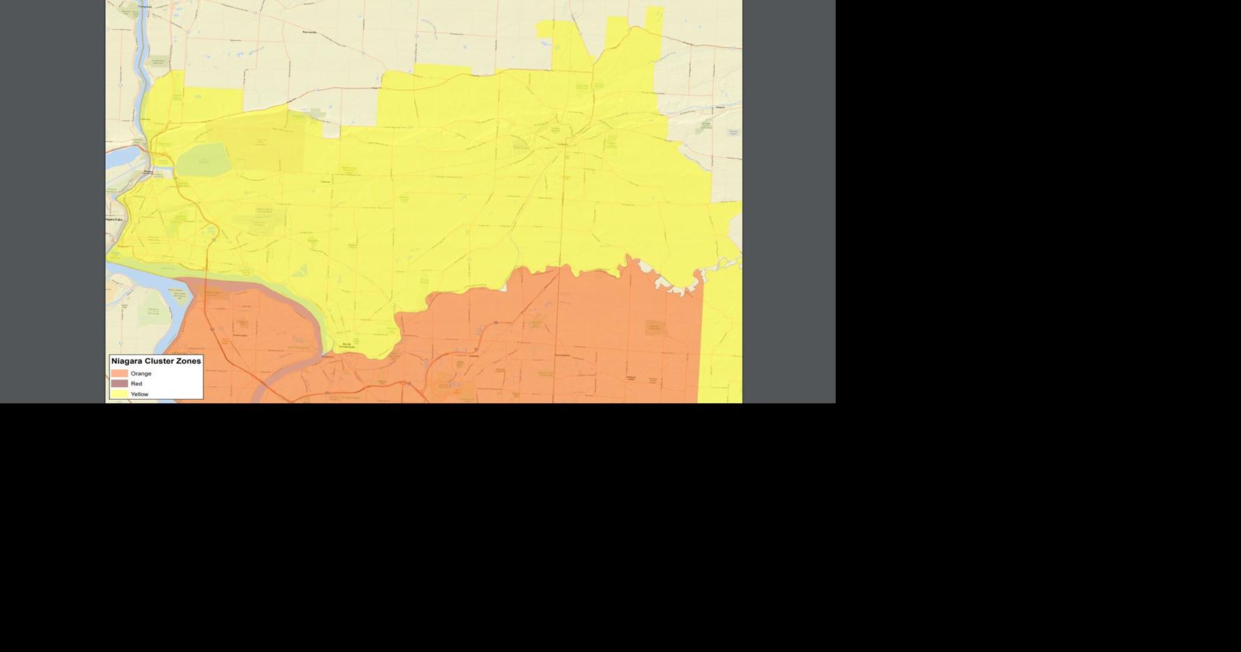 Here's what towns and cities are included in Niagara County's 'yellow zone'