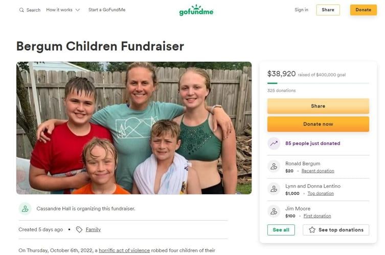 Clarence aids children orphaned in murder-suicide as family prepares ...