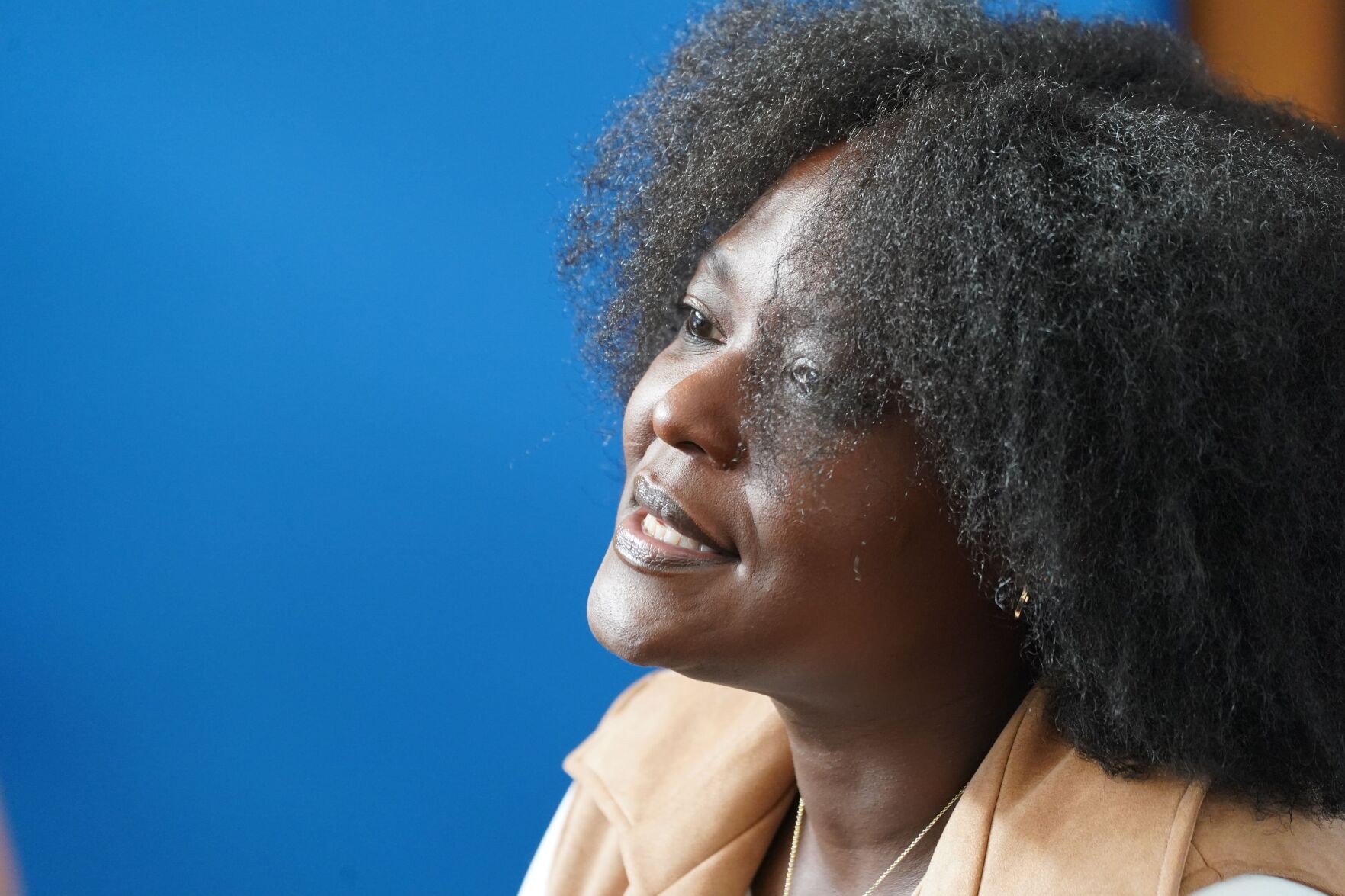 Everhart and son cheer opening of book nook at Villa Maria