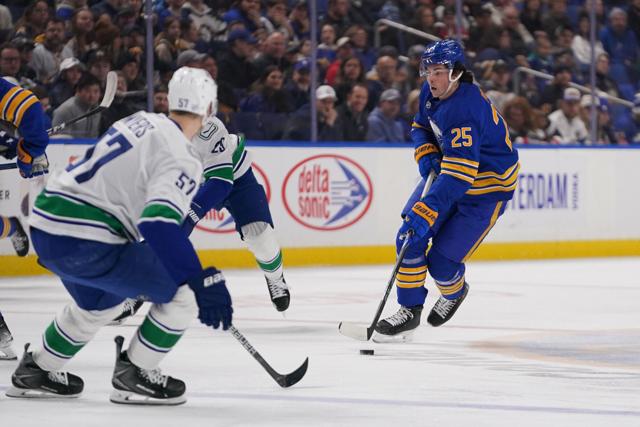 Buffalo Sabres defeat Vancouver Canucks, 5-3