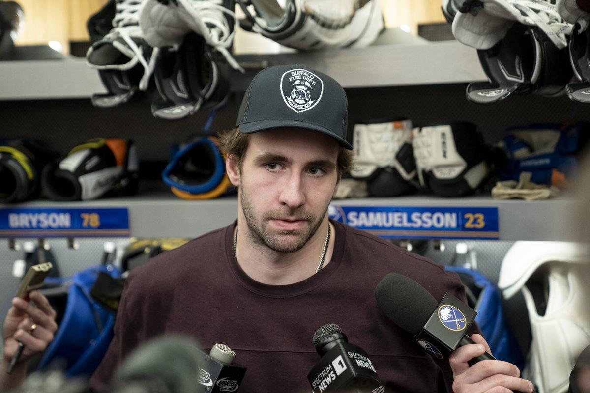 Sabres' Mattias Samuelsson played through injuries
