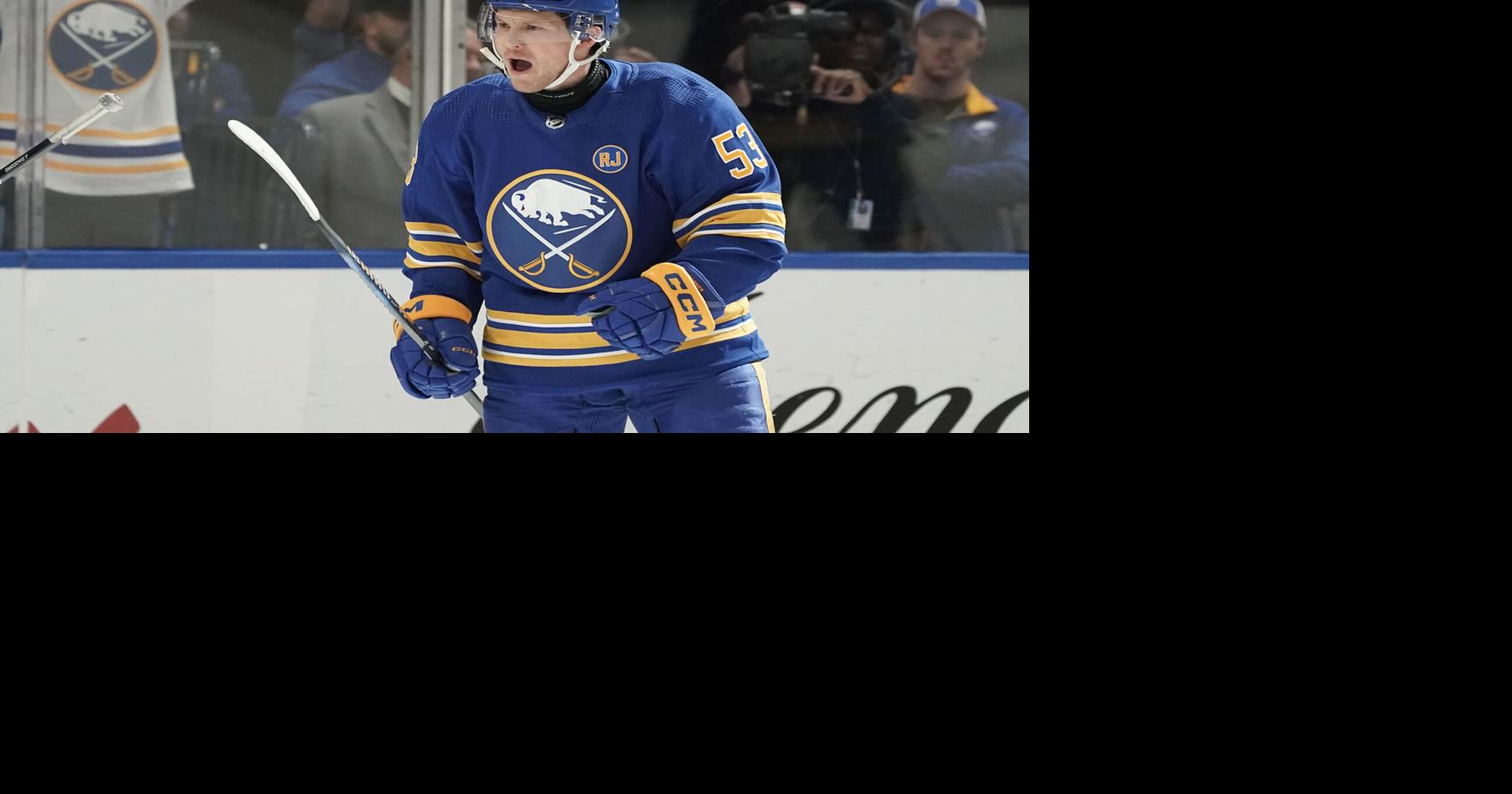 Jeff Skinner misses Sabres practice with upper-body injury