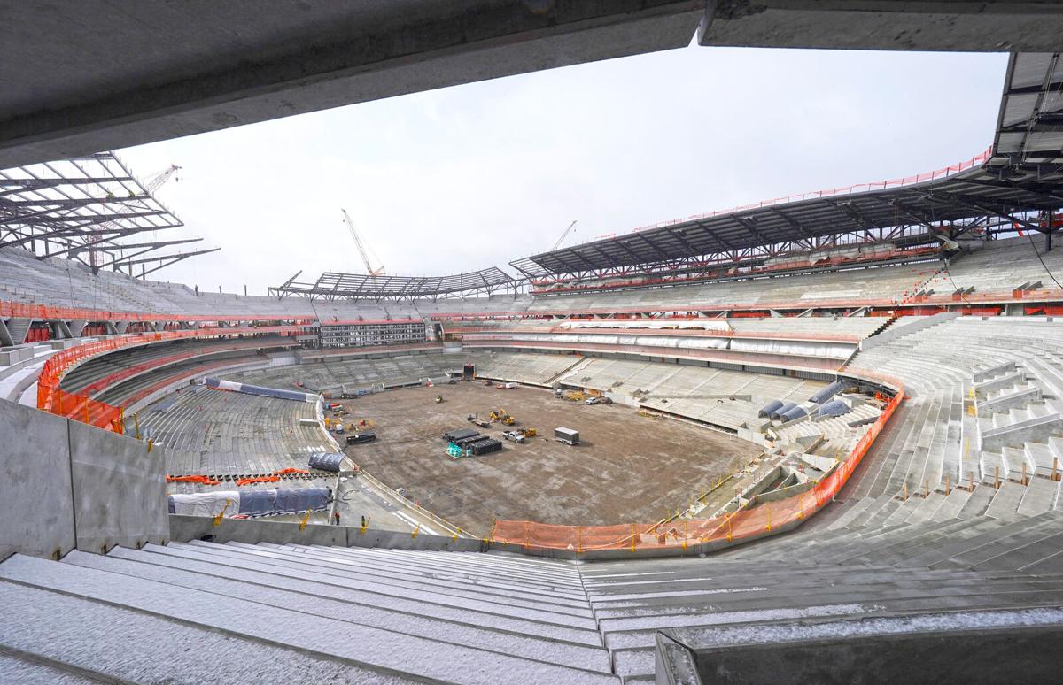 Photos: Construction continues at the New Highmark Stadium home of the ...
