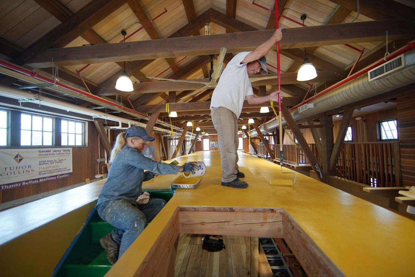 Seneca Chief replica readies for Erie Canal Bicentennial