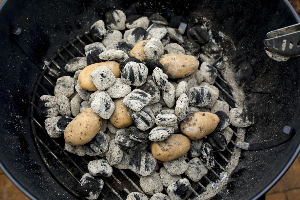 Fire-roasted potatoes, Brooklyn style