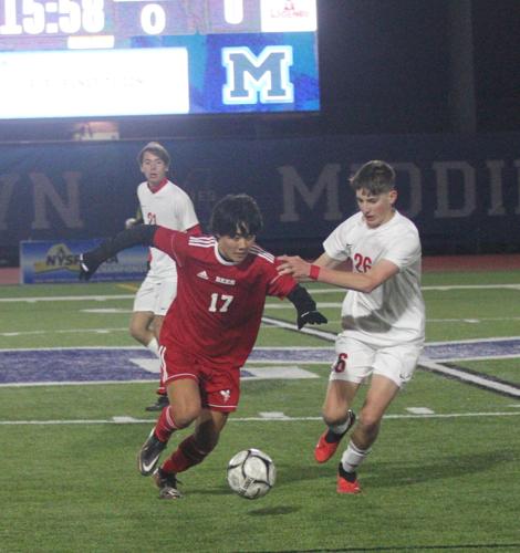 East Aurora moves to Class B state final in boys soccer; Lancaster's ...
