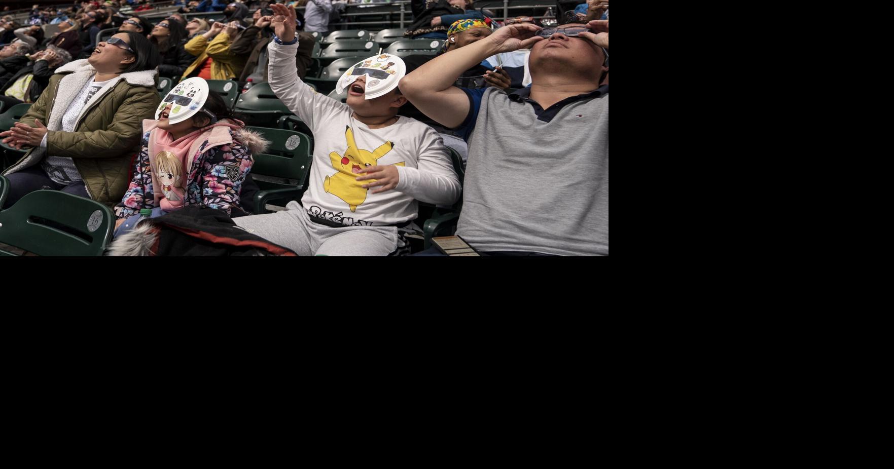 Scene from the eclipse in Buffalo