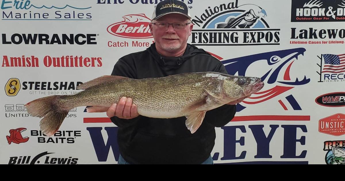 Ed Hatten, of Hastings, New York, wins Ohio walleye derbies