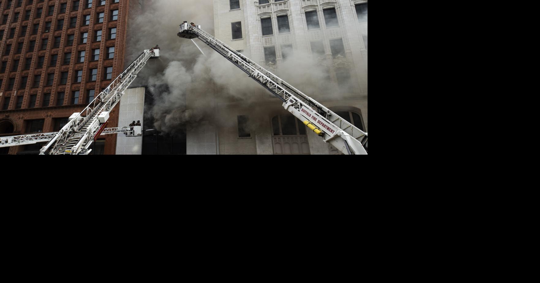 Photos: Firefighters battle downtown Buffalo blaze