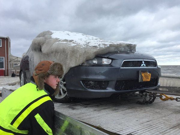 'Ice car' makes move from Hoak's to Hamburg collision shop