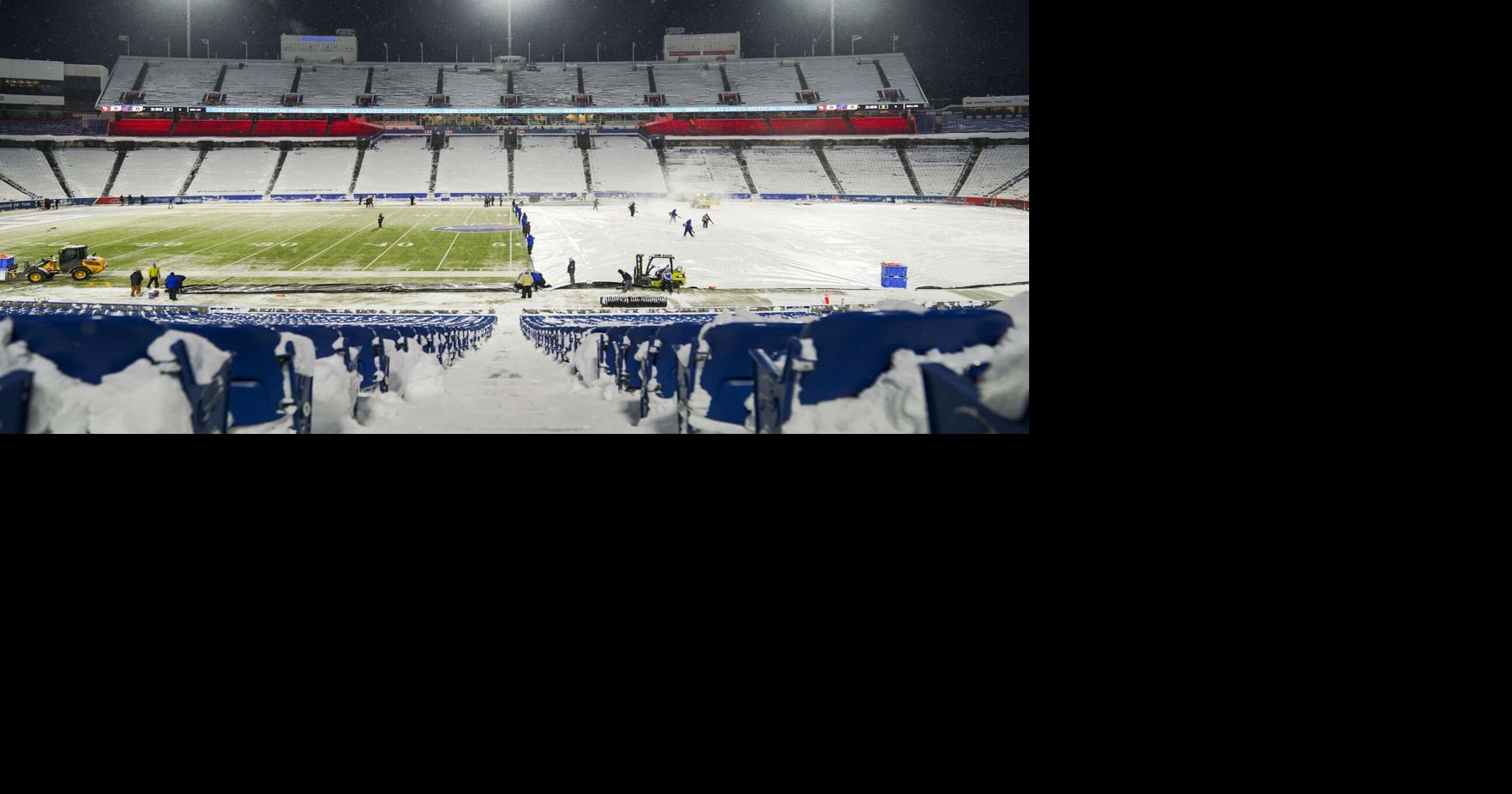 Photos: Snowy stadium for Bills-49ers