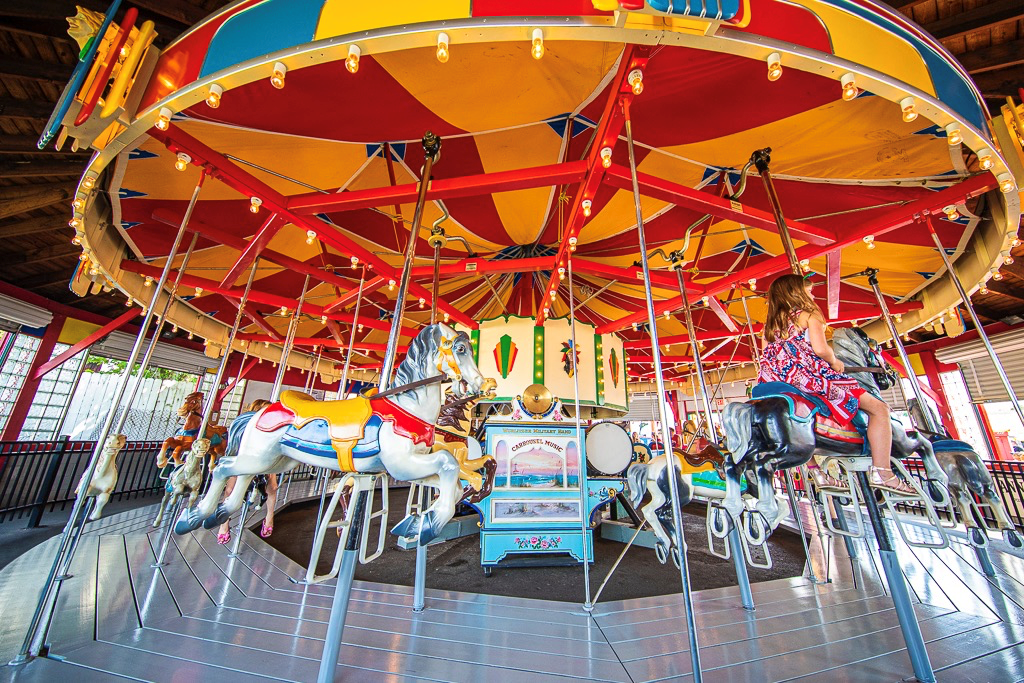 At this vintage carousel park, what’s old is new again