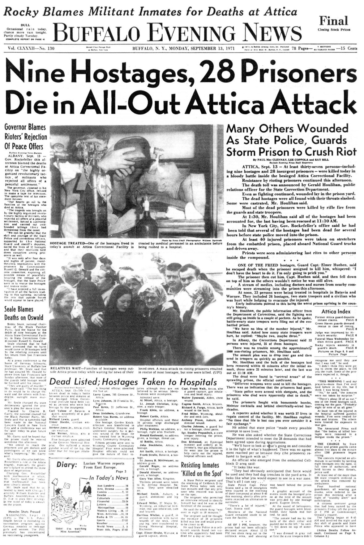 Attica Prison Riot Aftermath