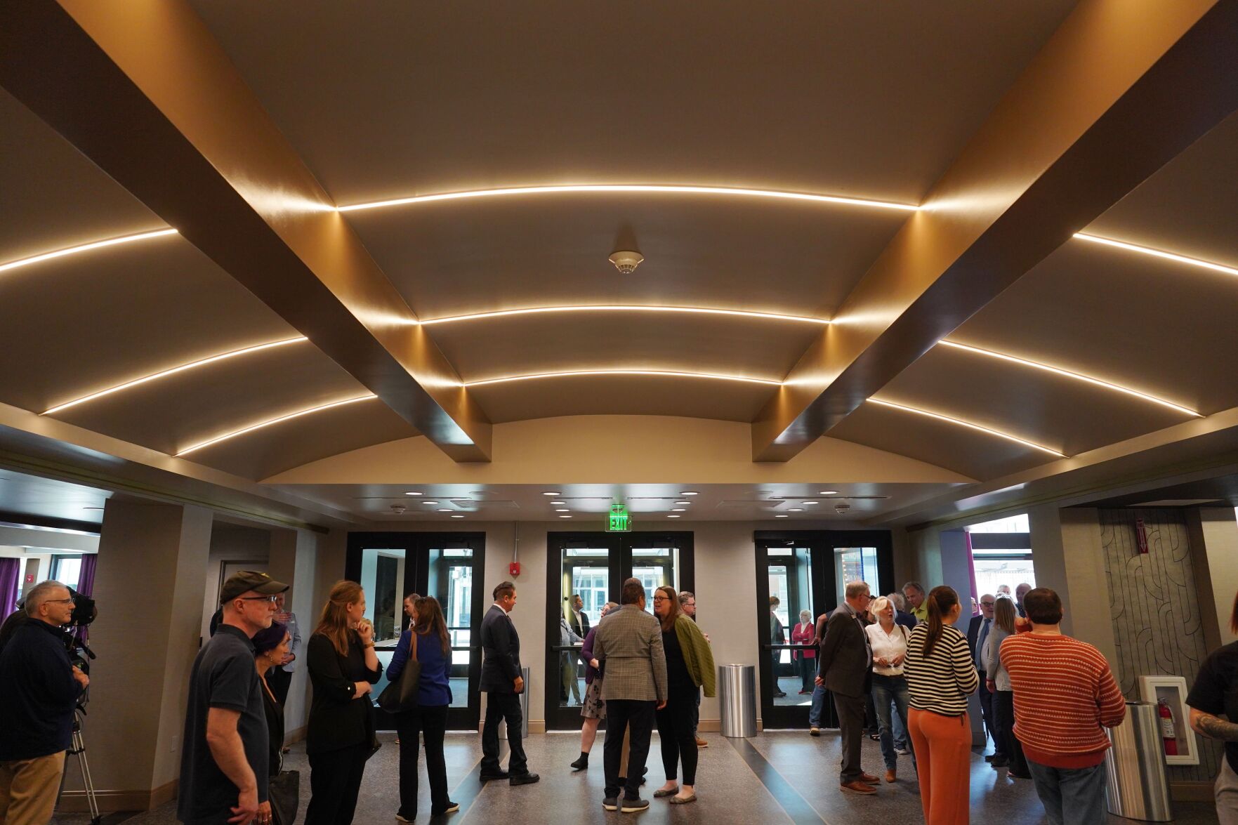 Shea's 710 reopens with grand new entry and two-story lounge
