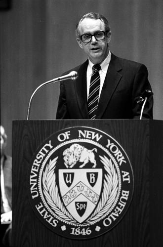 Former UB president Steven Sample led others to achieve lofty goals