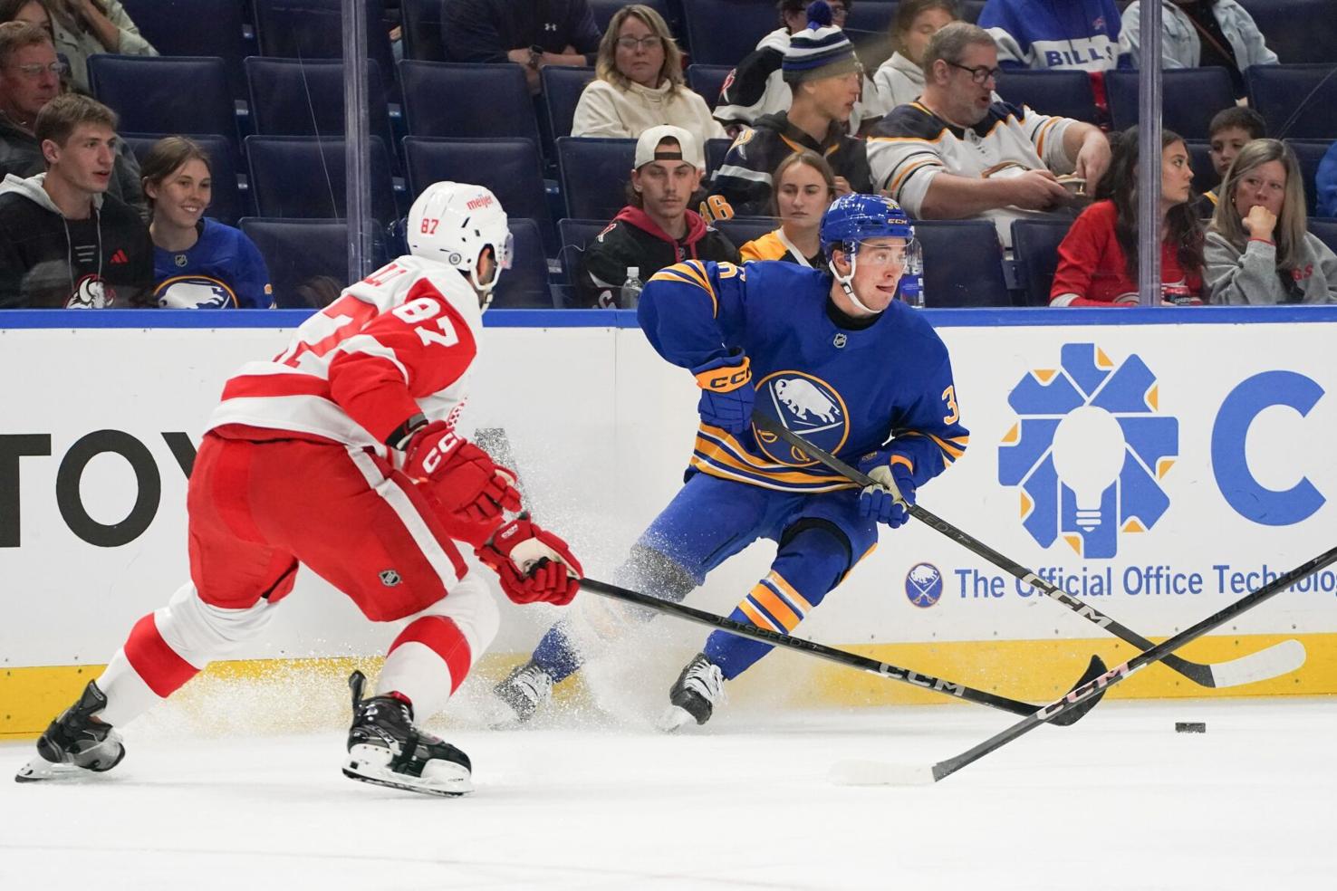 Sabres' Zach Benson gets time off; Nicolas Aube-Kubel close