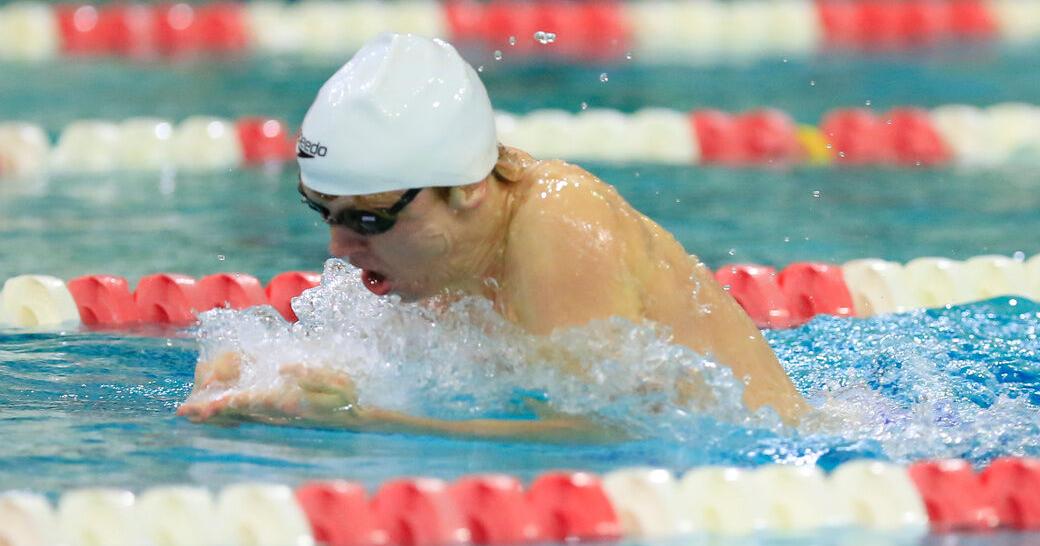 Lancaster swimmer Aaron Gasiewicz is a two-time All-American