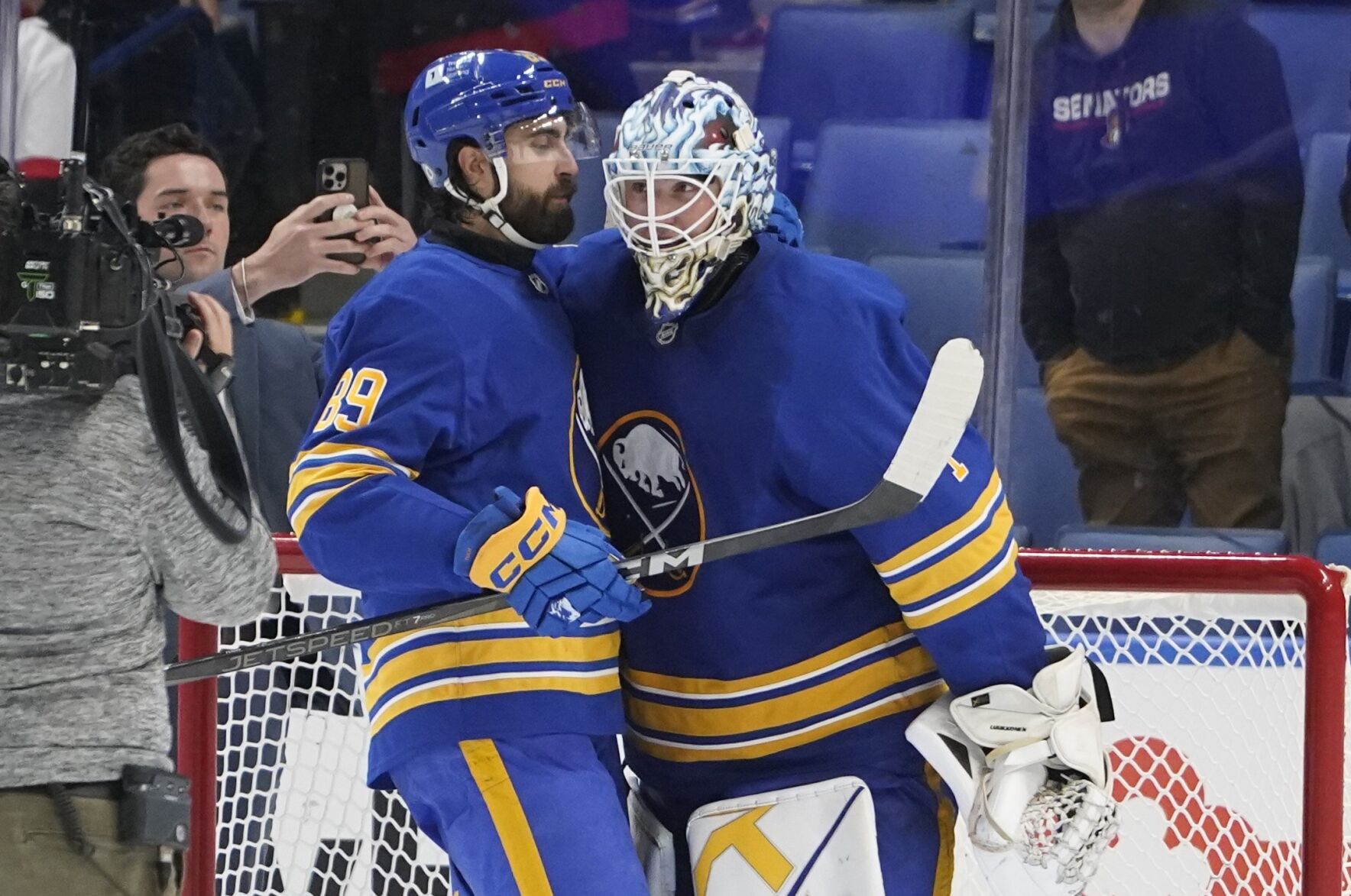 Sabres practice report: Alex Tuch returns