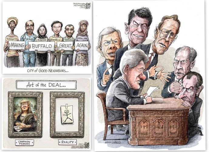 Nichols School features work by The News' Adam Zyglis