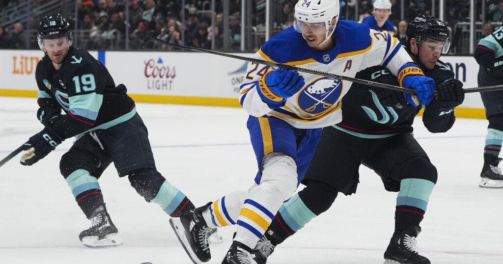 Sabres notch no battle scars in another loss to Kraken