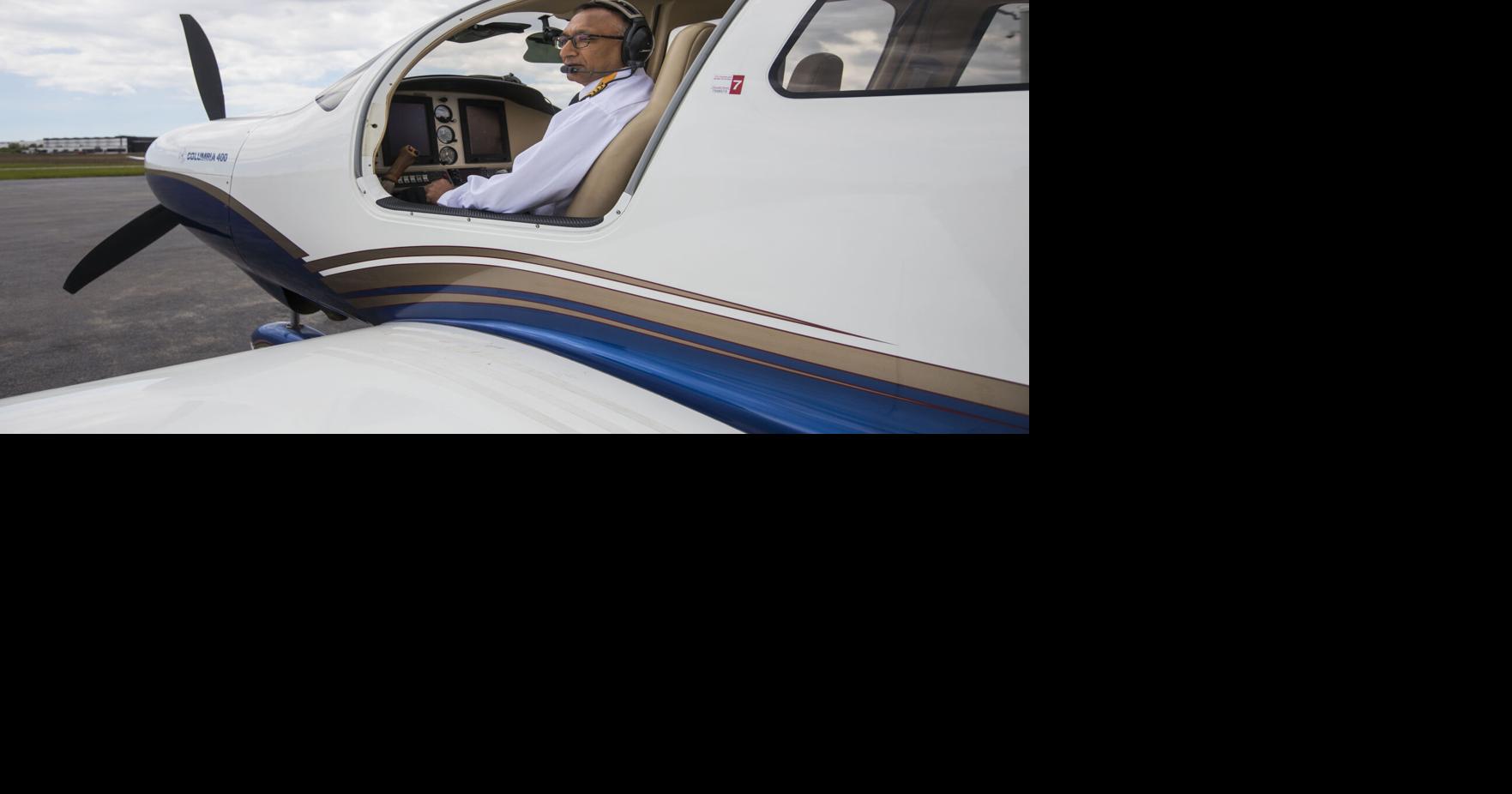 Clarence pilot's solo flight around world raises $160,000 for India ...