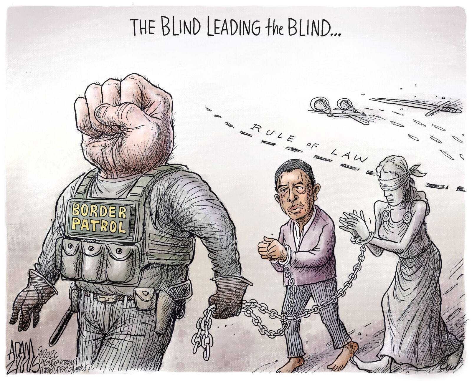 Adam Zyglis: Ever Upward