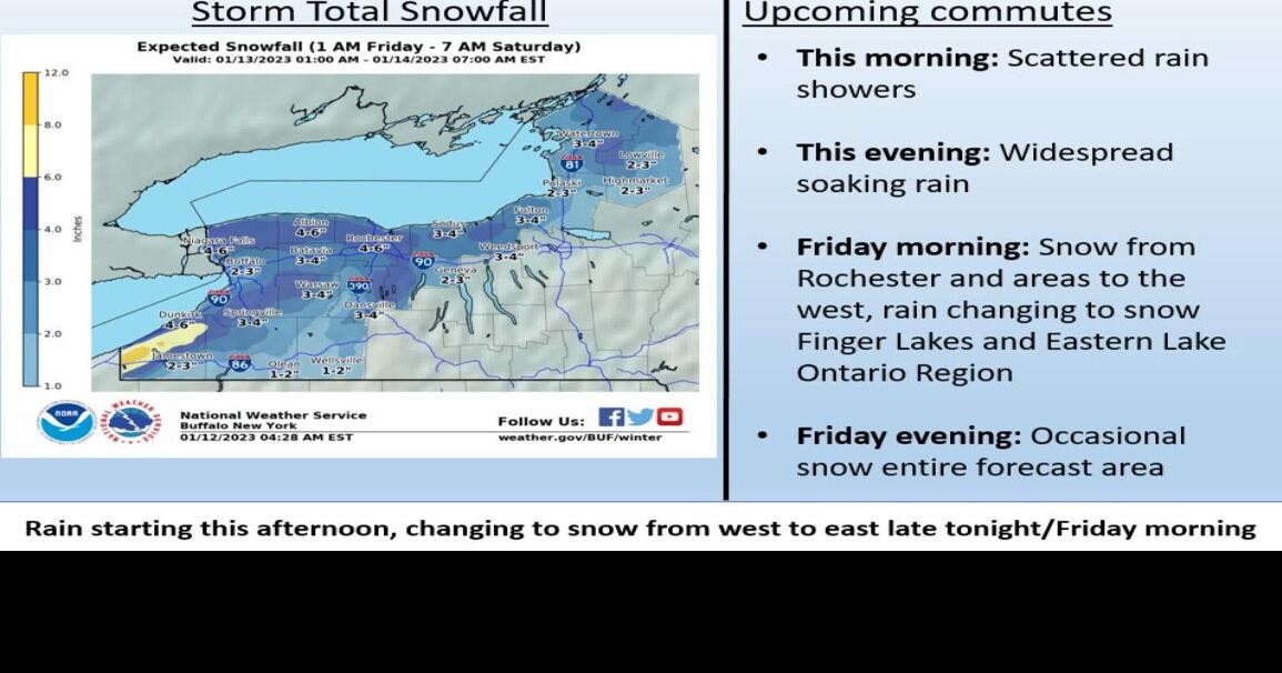 Snow – but nothing like the Christmas blizzard – in the forecast for Friday