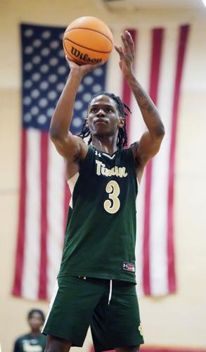 Bishop Timon's Jaiden Harrison approaches boys basketball scoring ...