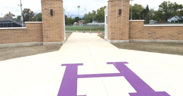 Bulldogs unveil new entrance to Howe Field in Hamburg