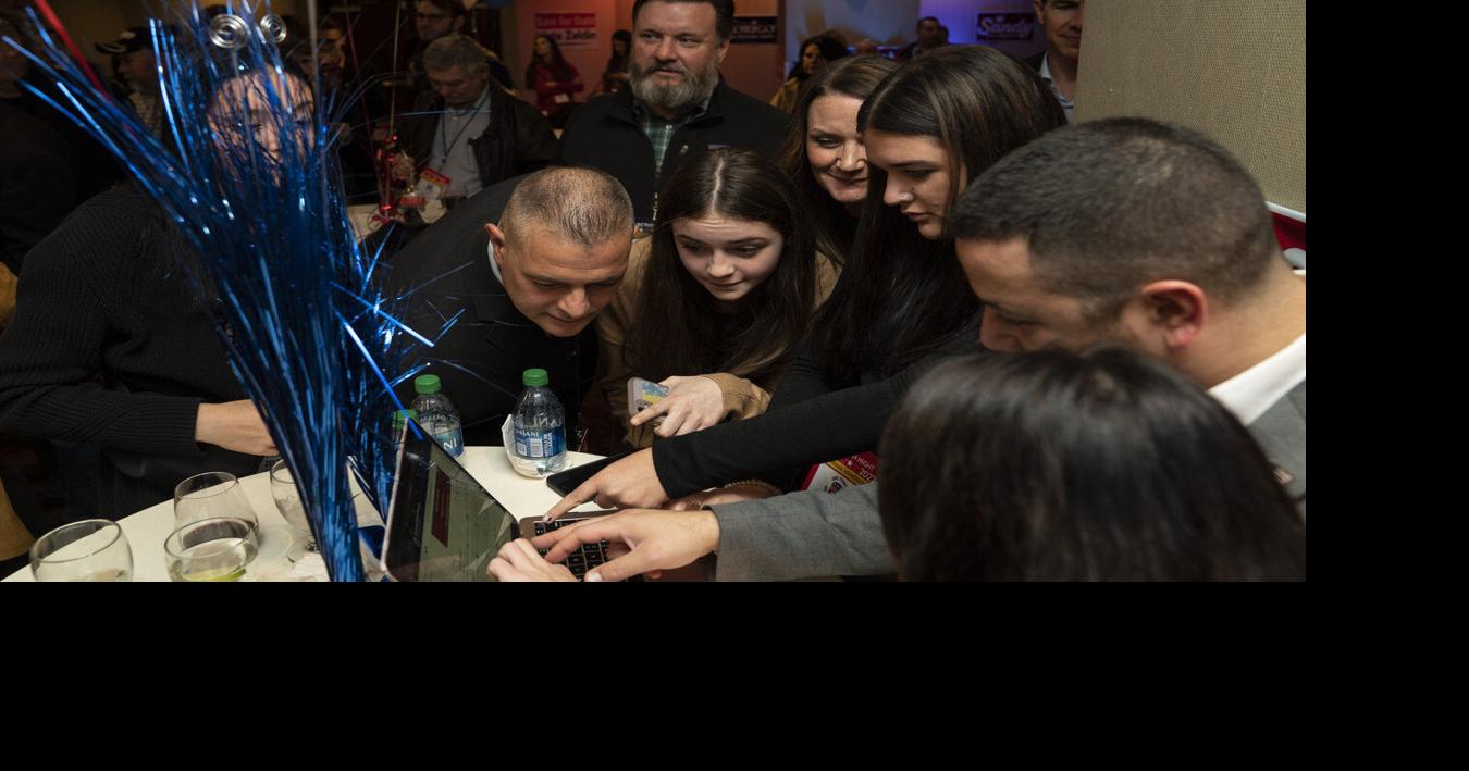 Photos: Behind the scenes on election night