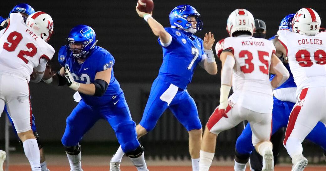 Kyle Vantrease, Kevin Marks pace UB football to a win against Miami (Ohio)