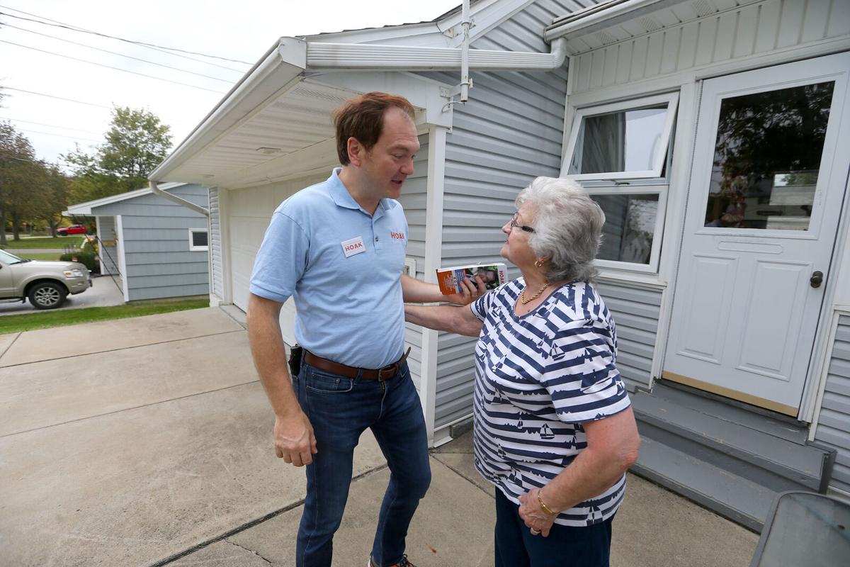 Randy Hoak, hoping to follow in father's footsteps, stresses local ...