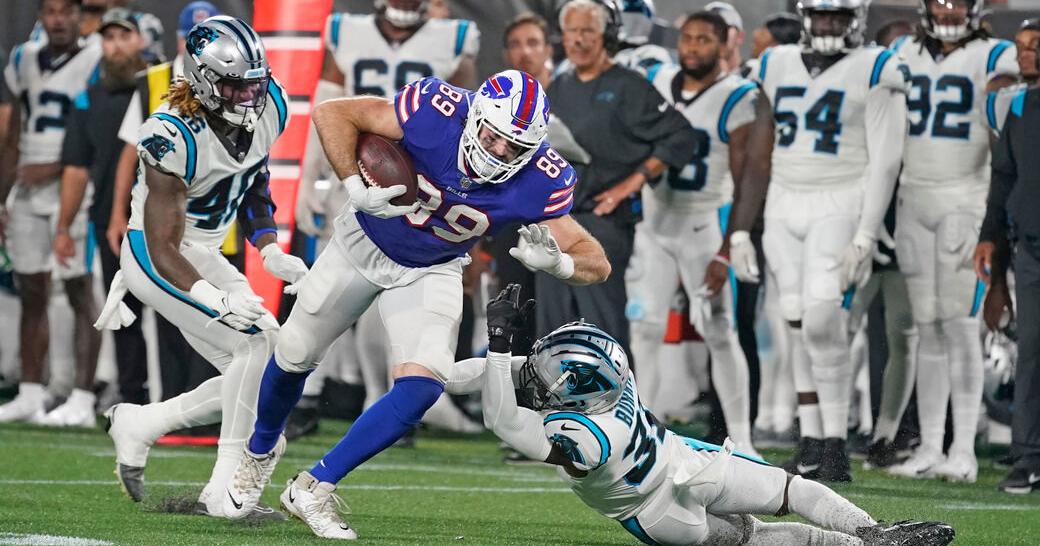 Bills swallow big cap hit to cut tight end O.J. Howard, keep Quintin ...